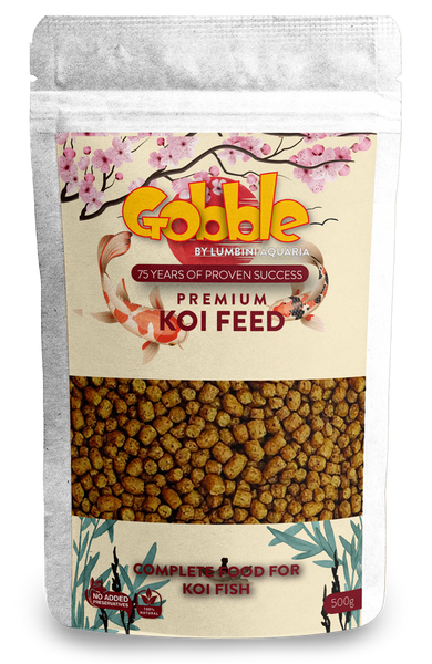 GOBBLE PREMIUM FISH FEED – Nishikigoi